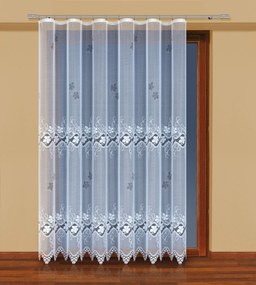 Dekorační žakárová záclona s řasící páskou LINETTE 250 bílá 200x250 cm MyBestHome