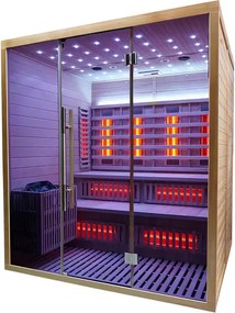 Marimex | Kombinovaná sauna Marimex UNITE XXL s Wi-Fi (FSC) + saunová kamna | 11100117
