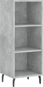 Skříň highboard betonově šedá 34,5x34x180 cm kompozitní dřevo 3199381