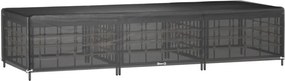 Plachty na zahradní lehátko 2 ks 12 oček 205 x 75 x 40 cm PE 3155393