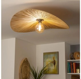 Brilagi - LED Přisazený lustr CERIA BOHO 1xE27/40W/230V pr. 80 cm rafie