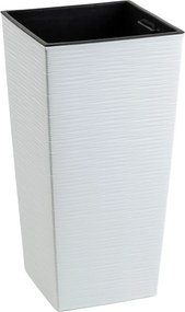 Plastový květináč Porto Riflo 57x29,5x29,5 cm bílý