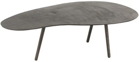 OnaDnes -20% Černý kovový konferenční stolek J-line Ashara 119 x 71,5 cm