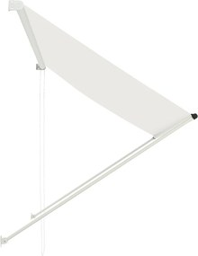 Zatahovací markýza krémová 200 x 150 cm 143765