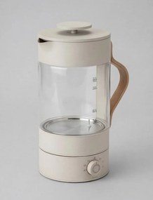 Béžová skleněná rychlovarná konvice 1,2 l Emma – Stelton
