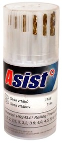 Asist Sada HSS vrtáků 11ks