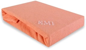 Plachta ložní meruňková froté EMI, Plachta 90x200