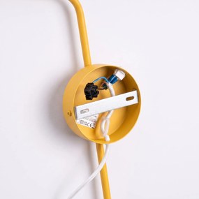 Sollux Lighting Nástěnné svítidlo NOX 1 žluté s vypínačem