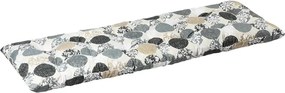 Bellatex Sedák na lavici prošívaný Koule Šedá,Bílá rozměr 40x120 cm