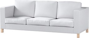 Potah na pohovku IKEA Karlanda 3-místná nerozkládací, krátký barva bílá látka pletený vzor