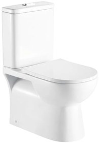 Olsen Spa Kombi WC PROGETTO RIMLESS se SLIM sedátkem Soft-close OLKLT2131AR