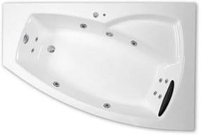 Arttec Thaleila Surf 160 x 105 cm vana hydromasážní akrylátová pravá PAN04386