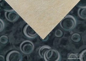 Breno Metrážový koberec DROPS 99 šedý, šíře 500 cm