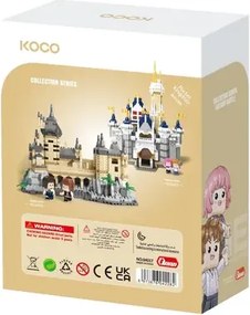 KOCO Stavebnice Pohádkový hrad / mini dílky / 1274 ks / plast / od 6 l