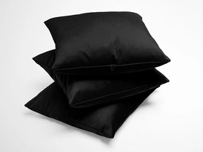 Biante Sametový povlak na polštář Velvet Premium SVP-023 Černý 30 x 50 cm