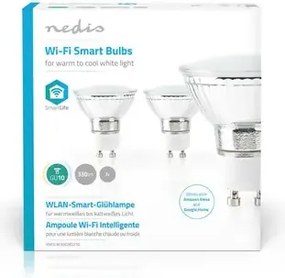 Nedis SmartLife LED Spot / Wi-Fi / GU10 / 400 lm / 5 W