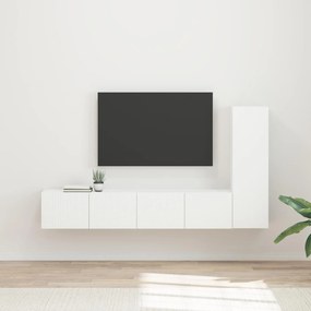 Sestava TV skříněk 3 ks Bílá Kompozitní dřevo 3408988