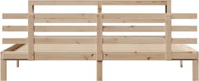 Rám postele s čelem 180 x 200 cm masivní borovice 3306118