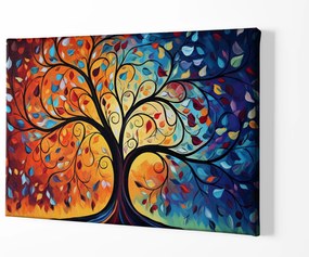 Obraz na plátně - Abstraktní strom života FeelHappy.cz Velikost obrazu: 120 x 80 cm