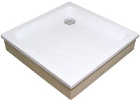 Ravak Sprchová vanička čtvercová 90×90 cm - bílá,     ANGELA 90 EX   A007701320 ANGELA 90 EX
