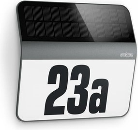 STEIN 035730 Venkovní solární svítidlo s číslem domu XSOLAR LH-N antracit 110054273 - STEINEL