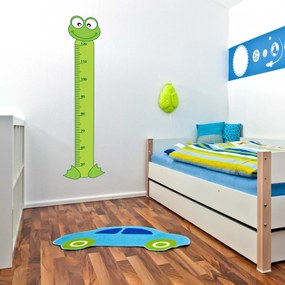 Samolepka na zeď - Dětský metr žába - PopyDesign
