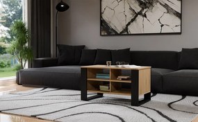 Konferenční stolek LAWA Modern 4P Slim II dub artisan/černý