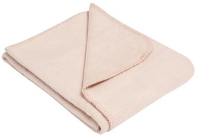 NEW BABY dětská bavlněná deka 75x100 cm růžová
