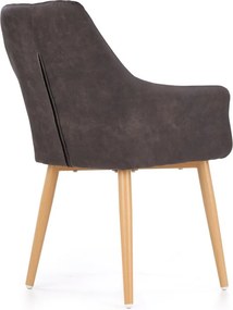 Křeslo K287 tmavě hnědá DOPRODEJ