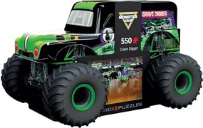 Eurographics puzzle v plechové krabičce monster jam grave dgger 550 dílků