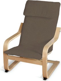 Sedák na dětské křeslo IKEA Poäng barva hnědá látka pletený vzor