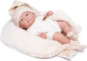 Guca 931 NEW BORN HOLČIČKA - realistická panenka miminko s celovinylov