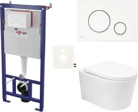Závěsný WC set do lehkých stěn / předstěnová SAT BREVIS SIKOSSBRTOR70K