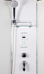 ARTTEC SMARAGD 90 x 90 cm - Parní sprchový box model 8 čiré sklo PAN01288
