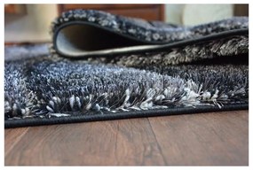 Luxusní kusový koberec Shaggy Cory antracitový 80x150cm