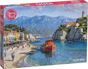 CHERRY PAZZI Puzzle Vesnička u moře / 1000 dílků / 70 x 50 cm