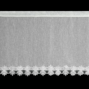 KRÁTKÁ ZÁCLONA NA PÁSCE SOPHIA 150X60 CM BÍLÁ