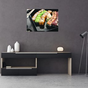 Skleněný obraz - Sushi (70x50 cm)