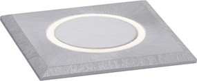 P 94364 Zemní svítidlo IP65 3.000K 2W ocel/umělá hmota 230V hranaté plné - PAULMANN