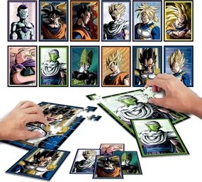 EDUCA Puzzle bitva Dragon Ball Z / 12x42 dílků