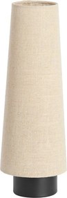Béžová kovová stolní lampa s textilním stínidlem (výška 42 cm) Howie – Light &amp; Living