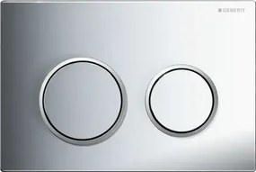 Geberit Omega20 - Ovládací tlačítko splachování lesklý chrom/matný chr
