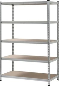 Fistar Regál 180x180x60 cm kovový zinkovaný 5-policový, nosnost 500 kg