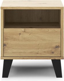 Noční stolek Borg 1s dub artisan