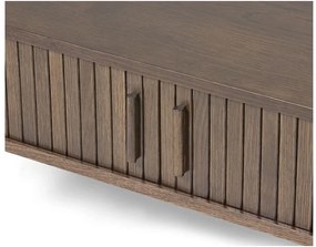 Designový konferenční stolek Palomino 120 cm tmavě hnědý dub