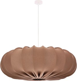 Závěsná lampa s hnědým stínidlem 66 cm Cafee