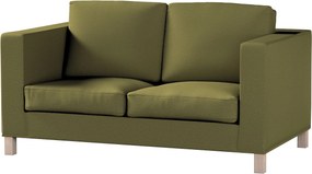 Potah na pohovku IKEA Karlanda 2-místná, krátký barva zelená látka pletený vzor