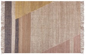 Jutový koberec 140 x 200 cm hnědý SAMLAR Beliani