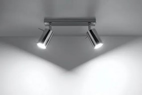 Bodové svítidlo SOLLUX Ring 2 GU10 2x40W bez zdroje SL.0728 chrom