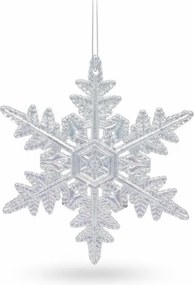 Závěsná sněhová vločka, typ 3, 10 cm